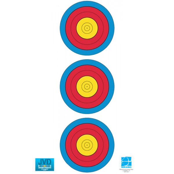 3 Spot Vertical Target Faces