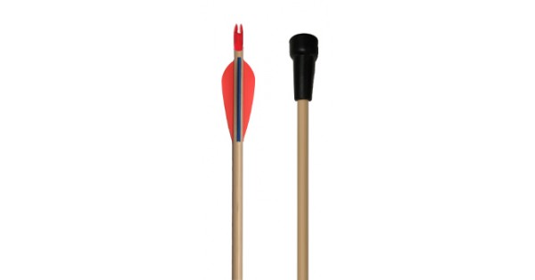 Wooden Arrows with Rubber Blunts - Economy Pack