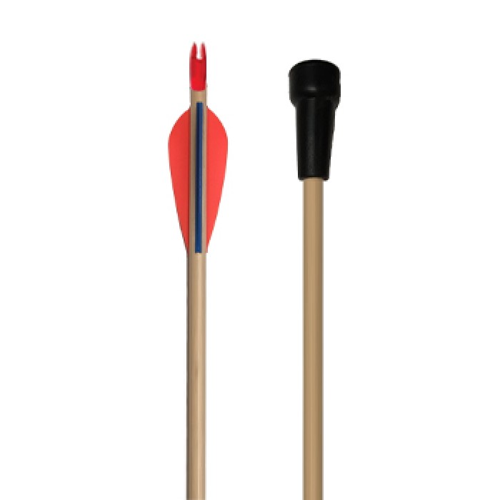 Wooden Arrows with Rubber Blunts - Economy Pack