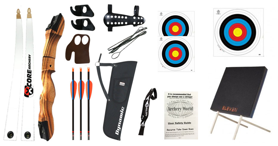 Archery Leisure Recurve Kit 100 (Adult) with Target Set
